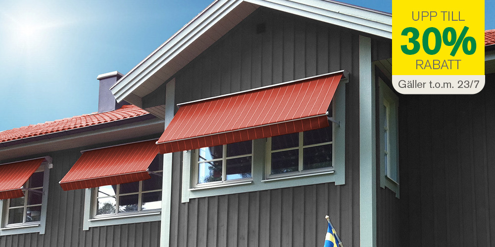 Markiser med hög kvalitet och teknisk finess - Skånska Byggvaror